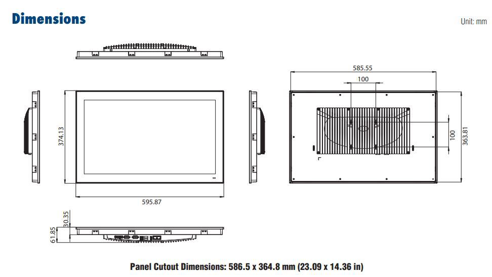 研华23.8寸宽屏无风扇工业平板电脑PPC-324W-P750A（裸机价格）-阿里巴巴