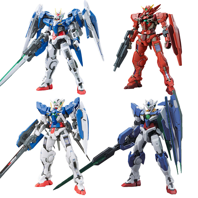万代RG 00高达 量子00Q 能天使 升降机 正义女神 高达F型拼装模型-阿里巴巴