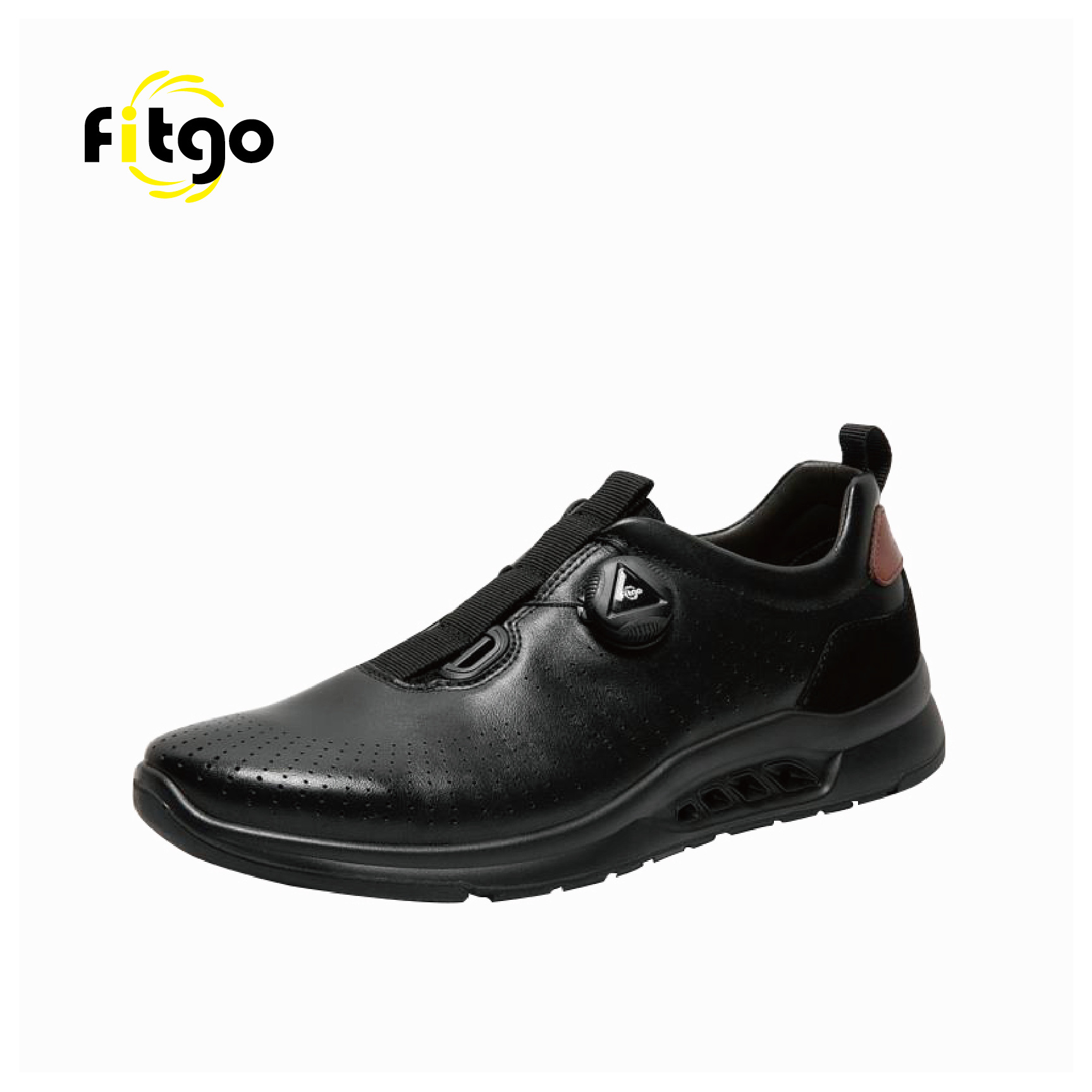 FITGO自动鞋带调节系统运动时尚潮鞋快速旋钮扣调整松紧休闲皮鞋-阿里巴巴