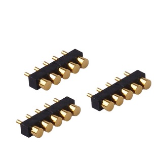 5PIN母座连接器苹果最新充电针5PIN弹簧顶针pogopin连接器探针-阿里巴巴