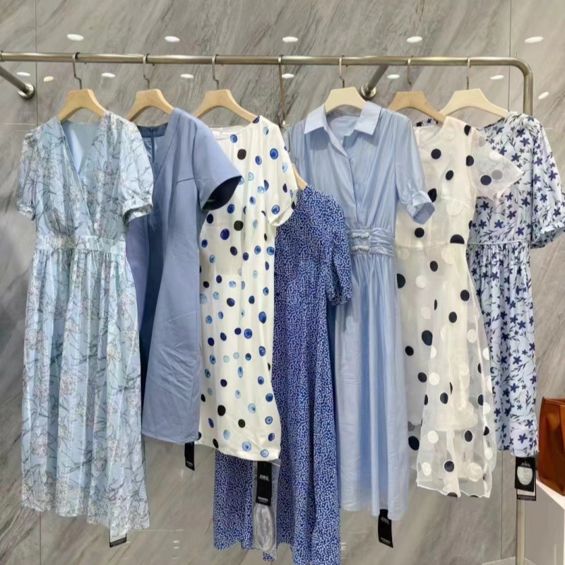Haiqing Blue 24 Summer Shenzhen Nanyou High-end Women's dress Brand ...
