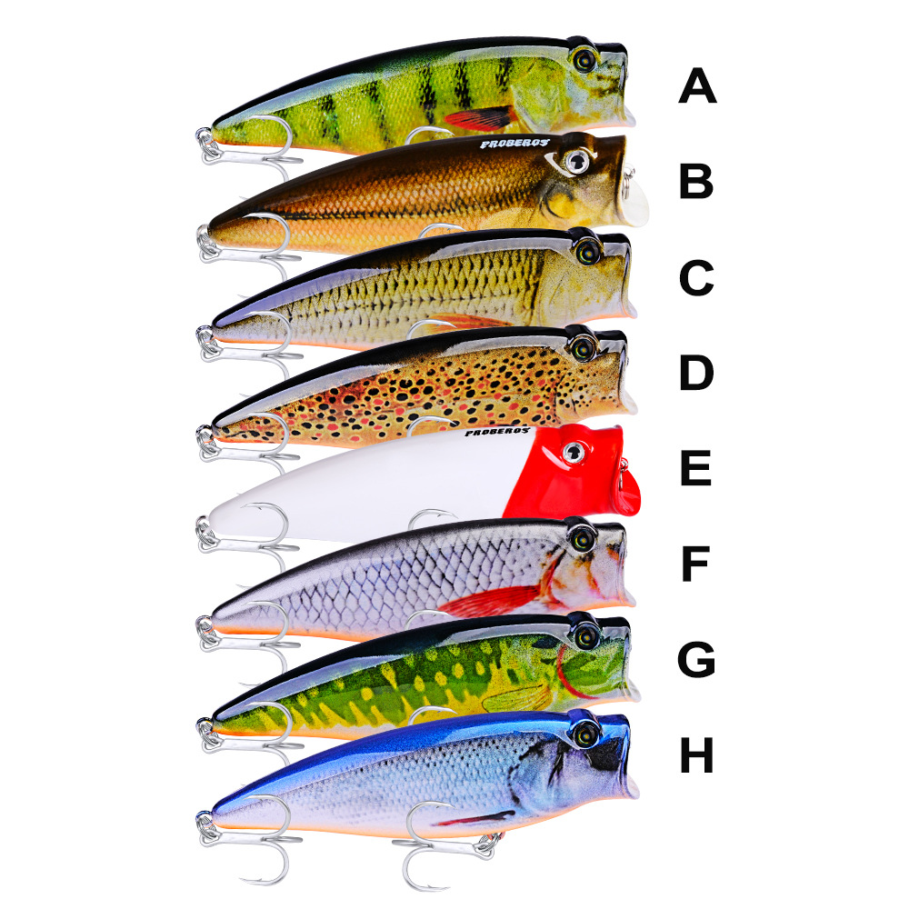 路亚饵浮水波帕 9cm 19g大嘴波帕塑料硬饵仿真拟饵远投假饵渔具-阿里巴巴