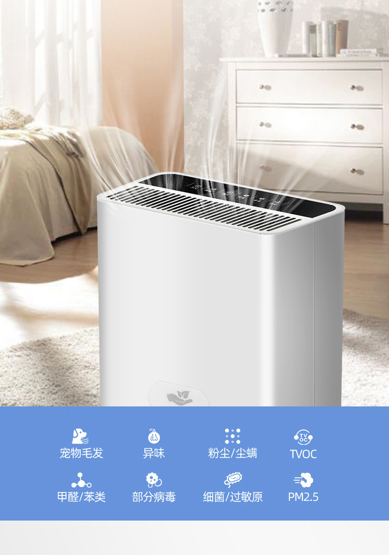 负离子空气净化器家用办公室除甲醛室内去除烟味过滤器全屋净化器-阿里巴巴