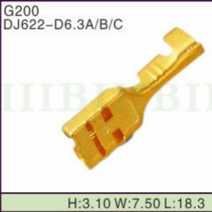 DJ622-D6.3A/B/C 适用国产车用插件汽车接插件插线束端子 G200-阿里巴巴