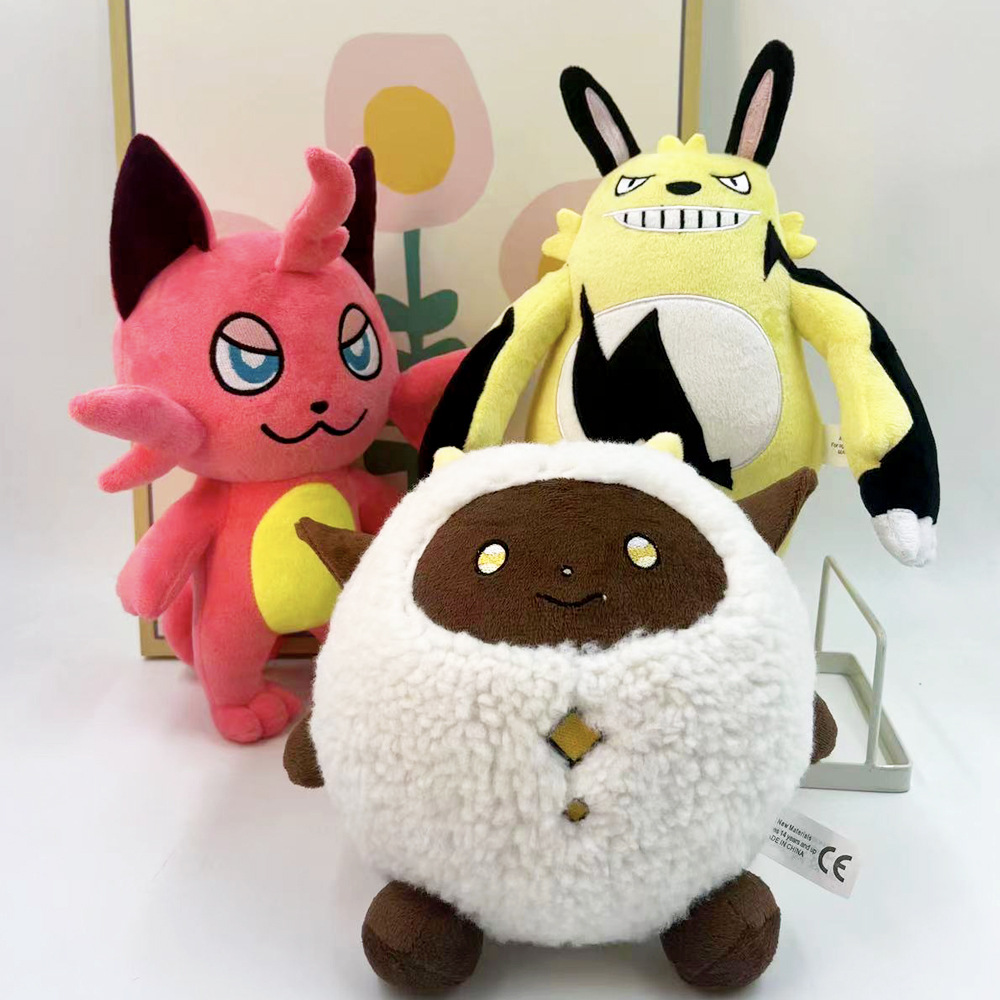 跨境清仓Palworld Lamball plush幻兽帕鲁系列仔毛绒玩偶玩具公仔-阿里巴巴