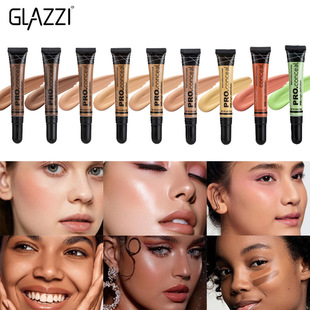 GLAZZI新款遮瑕膏可遮盖斑点痘印黑眼圈脸部修容提亮泪沟干皮遮瑕-阿里巴巴