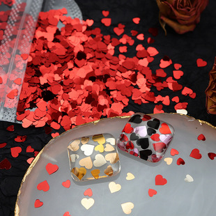 情人节系列混合尺寸爱心美甲亮片桃心指甲闪片 DIY滴胶流麻填充物-阿里巴巴