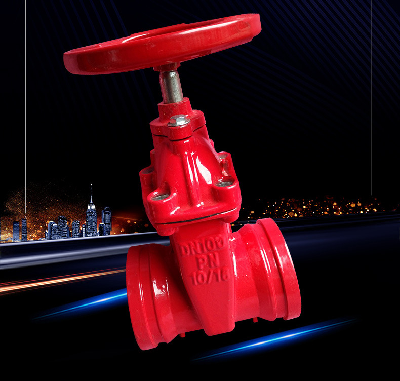 沟槽暗杆/明杆软密封闸阀弹性座封闸阀Z85X-16Q球墨铸铁卡箍闸阀-阿里巴巴