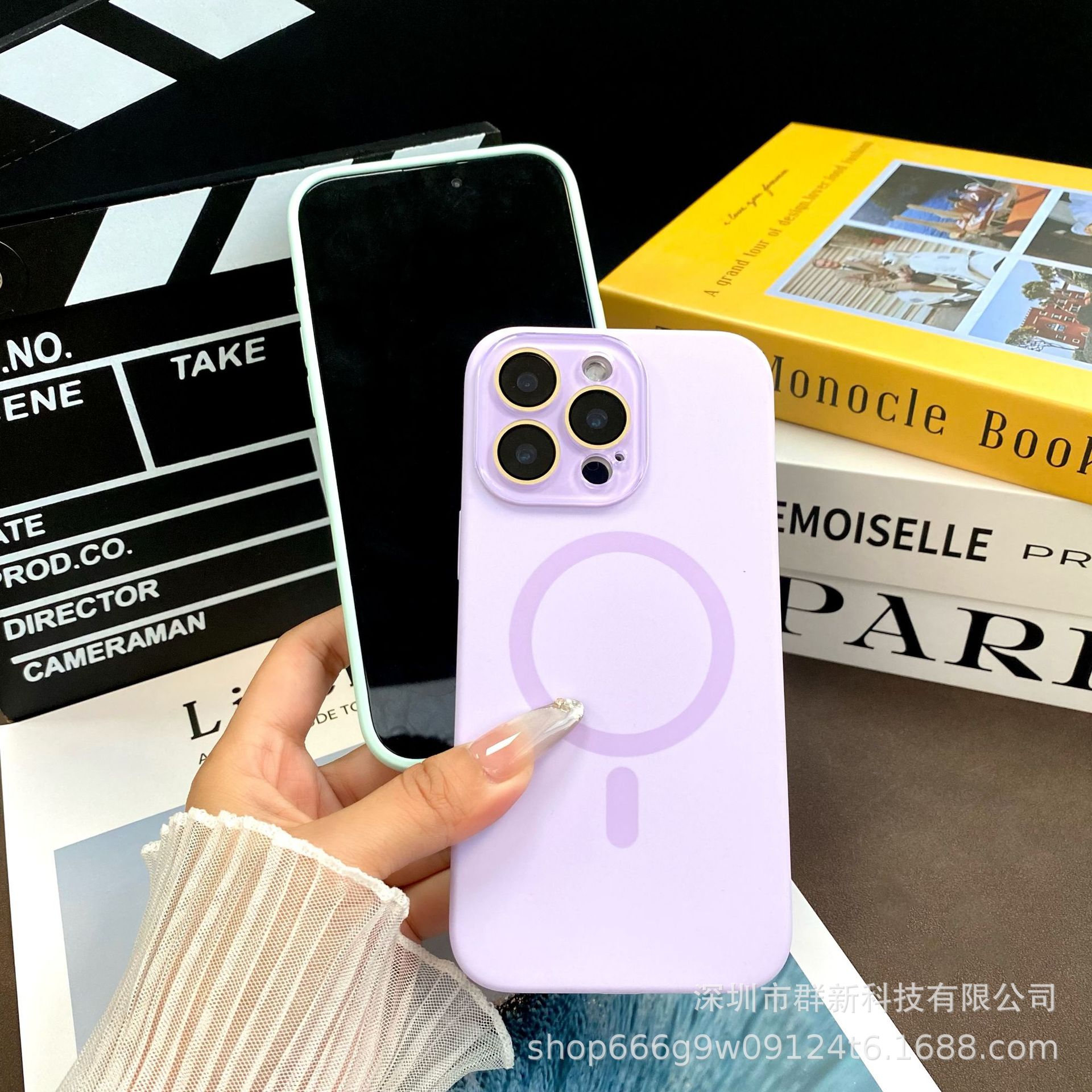 适用iPhone16pm液态硅胶镜头全包磁吸手机壳 苹果15/13防摔保护套-阿里巴巴