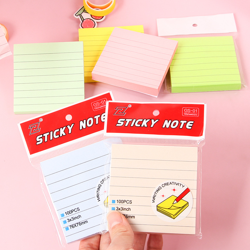 Ritian color Post-it notes Student creative tear index note paper ...
