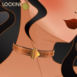 lockink萨蔓达情趣项圈套装SM调教k9狗奴牵引链捆绑束缚DIY搭配SM-阿里巴巴