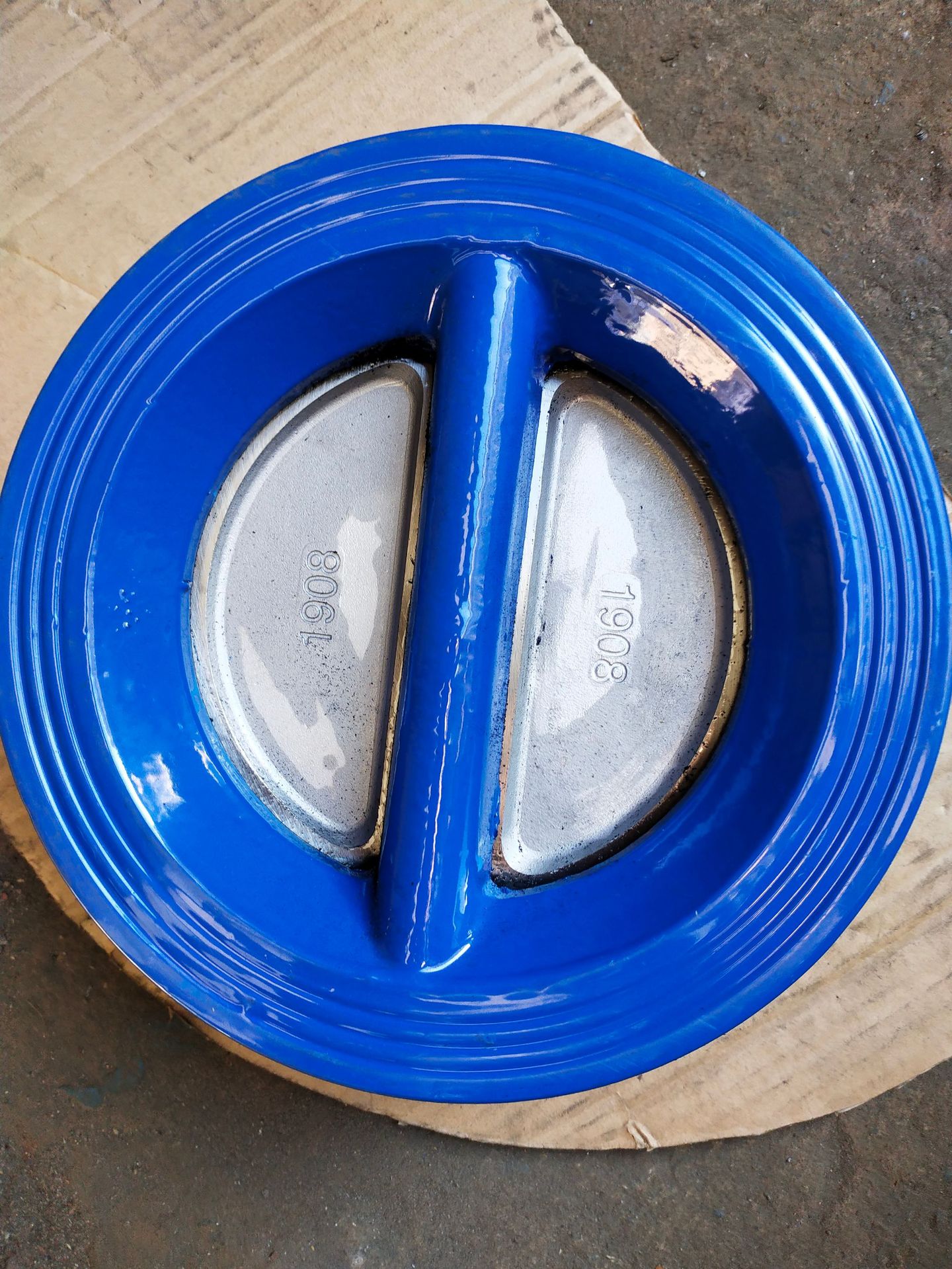 DH77X-10Q 球墨铸铁双瓣对夹蝶式止回阀 H76X对夹止回阀-阿里巴巴