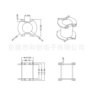 PQ20变压器骨架PQ20电木骨架PQ2020无针骨架BOBBIN-阿里巴巴