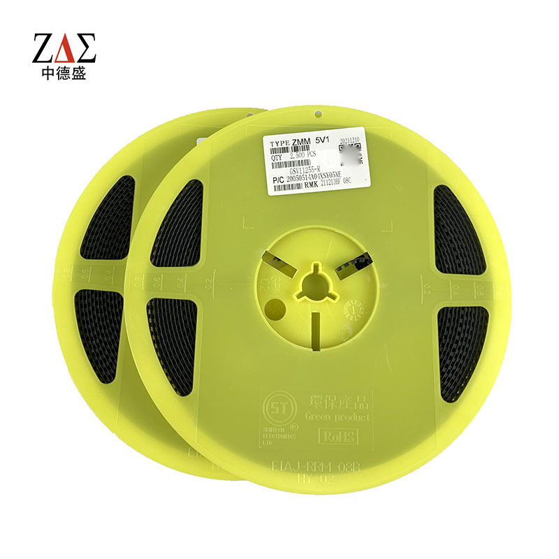 贴片稳压二极管 ZMM5V1 LL34 0.5W 1206圆柱形玻璃管 5.1V ST-阿里巴巴