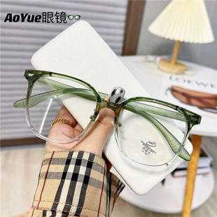 1124新款文艺复古TR90大框眼镜 男女潮素颜显瘦近视装饰眼镜框-阿里巴巴