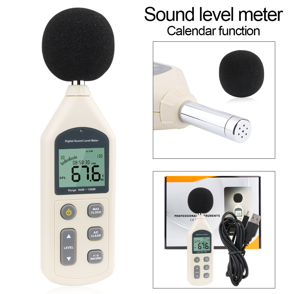 标智BENETECH 数字式噪音计 分贝仪声级计测声仪带USB接口GM1356-阿里巴巴