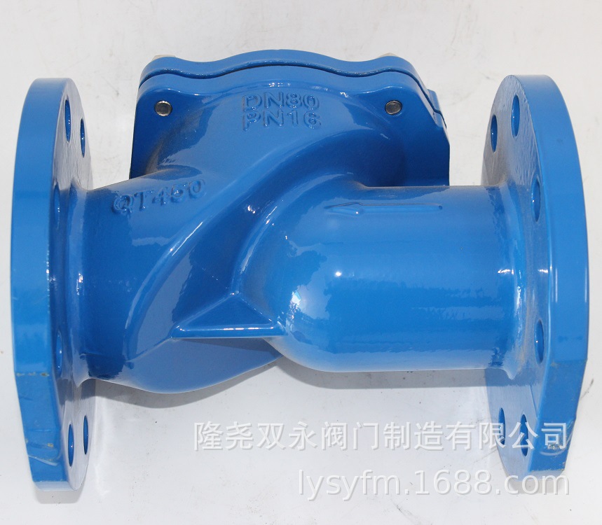止回阀 橡胶瓣止回阀 球墨铸铁橡胶瓣止回阀 规格HC44X-16-阿里巴巴