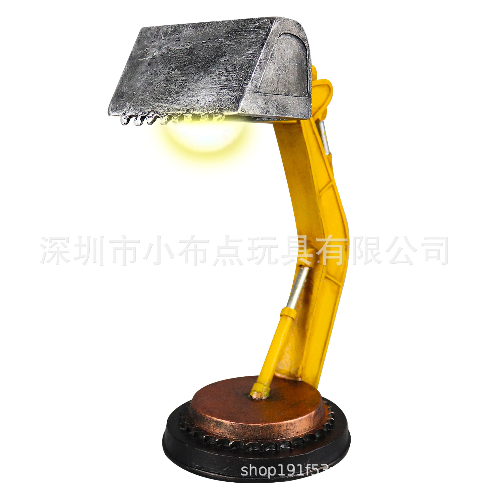跨境新款挖掘机台灯Digger Desk Lamp万圣节装饰灯摆件挖掘机台灯-阿里巴巴
