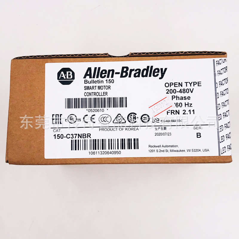 150-C480NBD 罗克韦尔自动化 AB SMC 软启动器 全新 150C480NBD-阿里巴巴