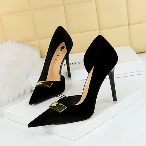 1363-K81 European and American Style Banquet Super High Heels, Thin ...