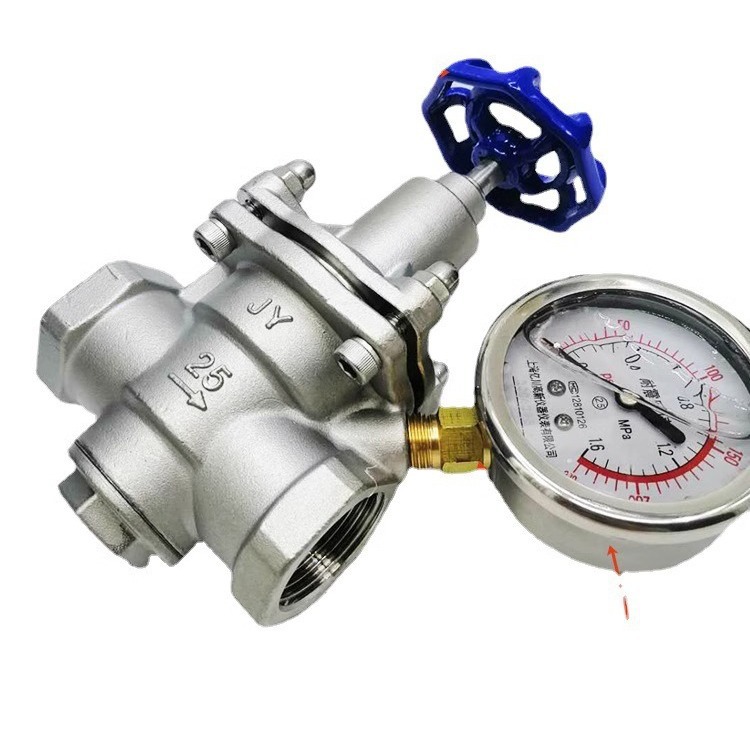 螺纹丝口蒸汽减压阀空气调压阀可调式支管自来水管道高温空气Y11X-阿里巴巴