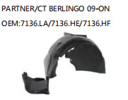 叶子板内衬适用于PEUGEOT东风标志PARTNER/CT 09-ON 7136LA-阿里巴巴