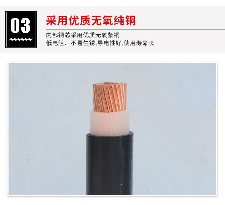 厂家现货无氧铜芯YJV22 1芯2芯3芯4芯yjv低压阻燃铜芯铠装电缆线-阿里巴巴