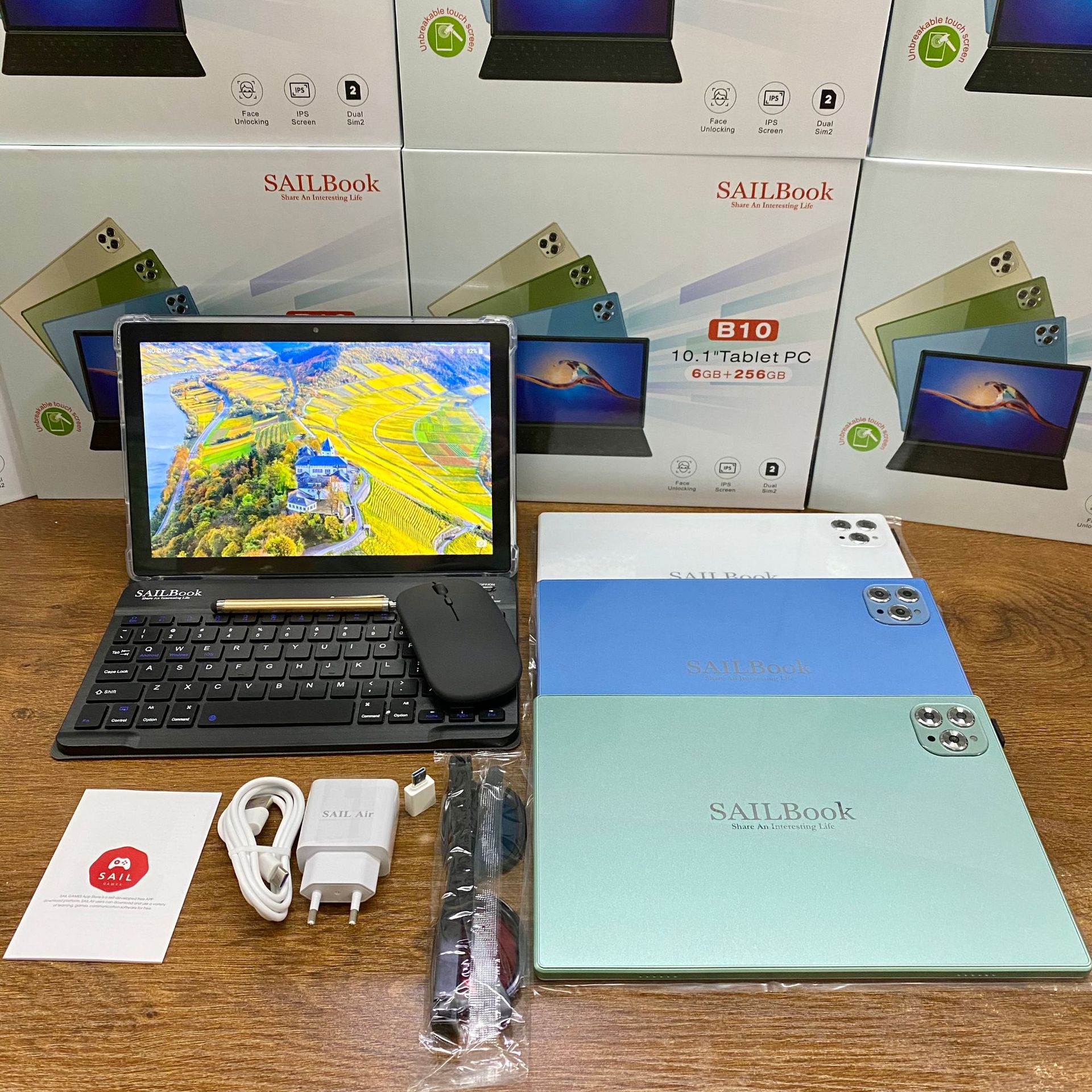 New model Tablet Pc SAILBook B10跨境10.1寸Unbreakable Screen-阿里巴巴