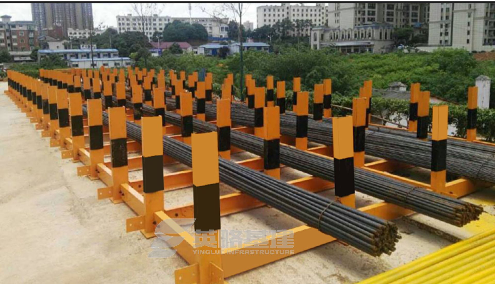 钢筋堆放架材料摆放平台标准化产品堆放场工地定型化工地专用成品 阿里巴巴