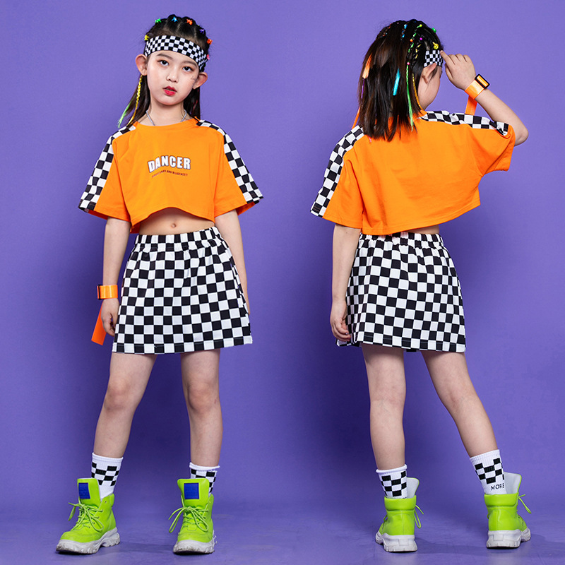 Children Rapper singer jazz dance costumes for girls boys Hip hip ...