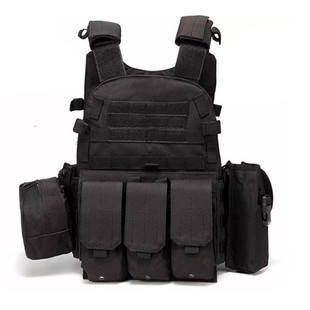 6094组合背心马甲户外战术多功能MOLLE拓展便捷军训CS演习服-阿里巴巴
