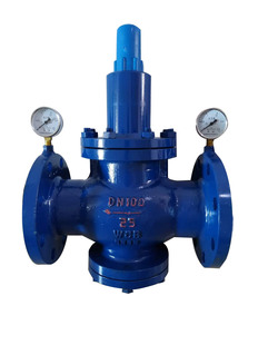 包邮y42x-25C自来水管道手动可调式法兰带表水减压阀调压阀DN150-阿里巴巴