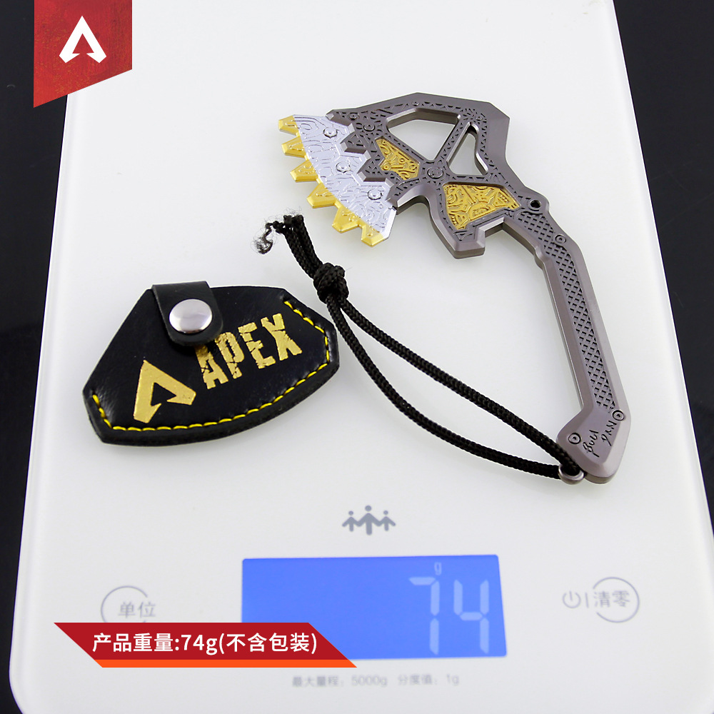 APEX英雄游戏周边直布罗陀战棍传家宝武器模型全金属工艺品摆件-阿里巴巴
