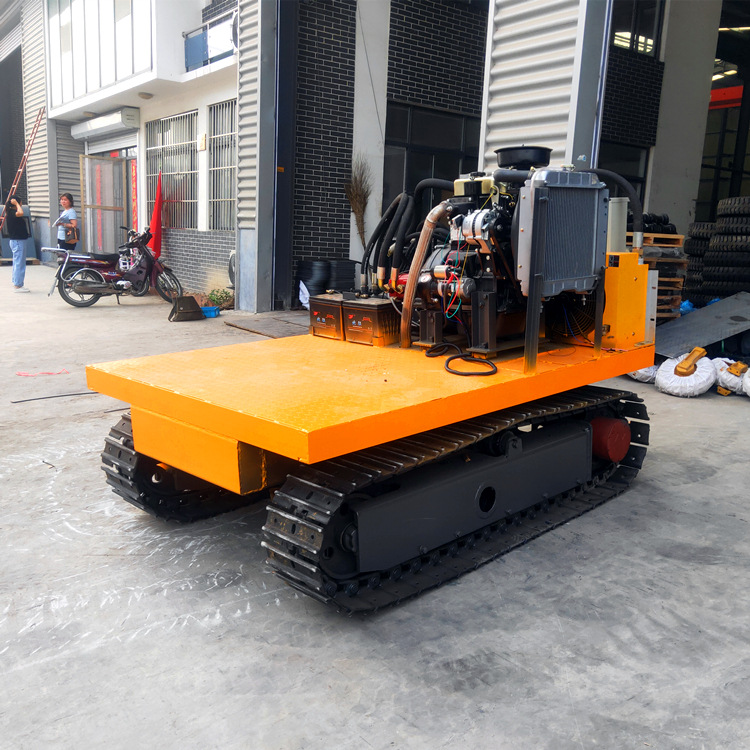 Supply Crawler Chassis Assembly Transporter Fully Hydraulic Steel ...