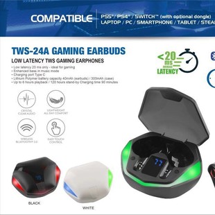 跨境直供2.4G TWS 真无线蓝牙耳机XBOX/NINTENDO/USB-C超低延迟率-阿里巴巴