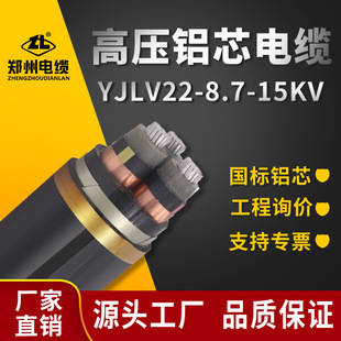 厂家8.7/15KV高压10KV铝芯YJLV22电力电缆70 95 120 185 240平方-阿里巴巴