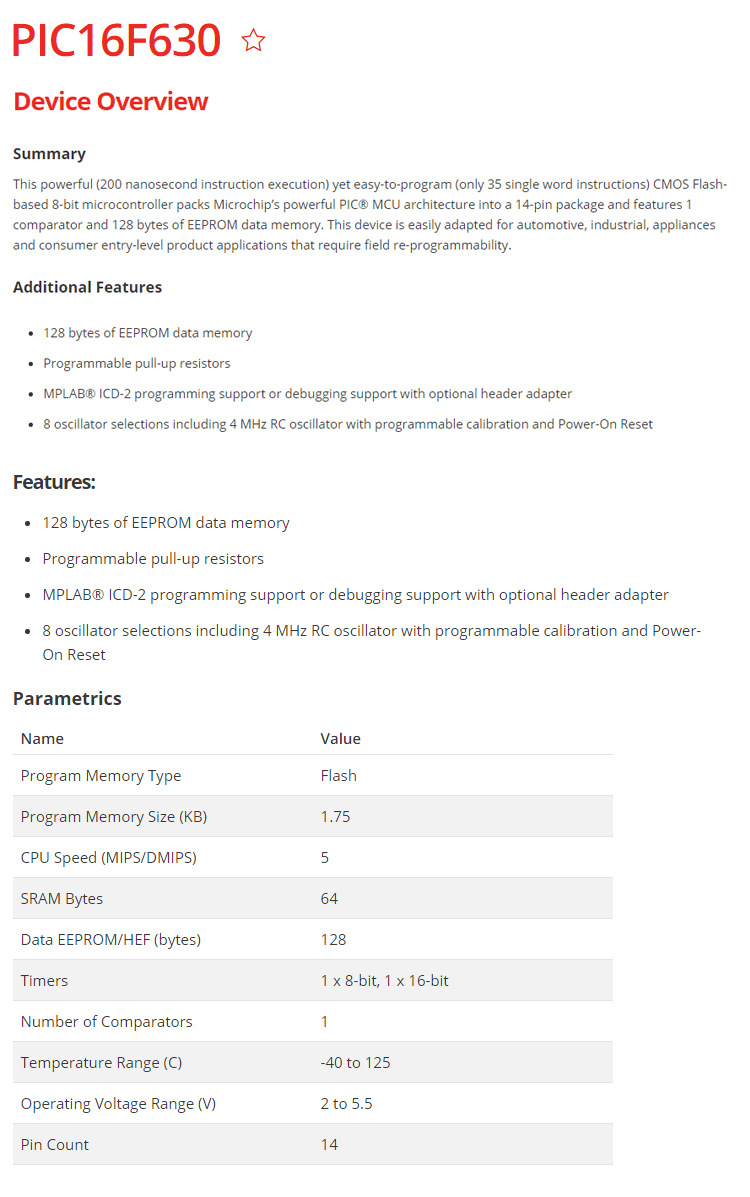 原装正品 贴片 PIC16F630-I/SL SOIC-14 微控制器/8位 芯片-阿里巴巴