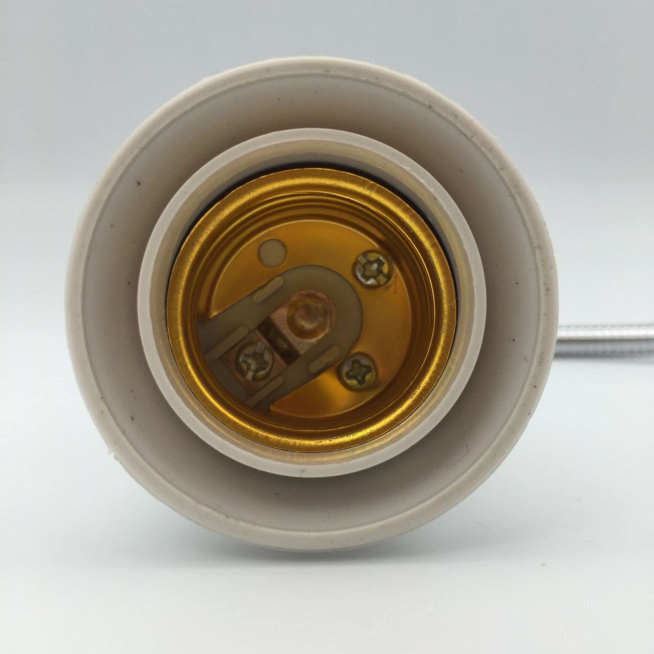 外贸出口泰国不锈钢软管E27罗口灯头转向弯杆移动灯头试电灯头-阿里巴巴