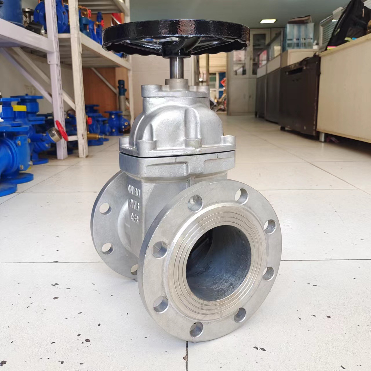 不锈钢软密封暗杆闸阀 304材质 法兰泄水阀 厂家河北Z45X-16P-阿里巴巴