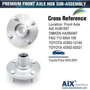 43502-12140,43502-02021 轮毂轴头适用Toyota Prius前轮-阿里巴巴