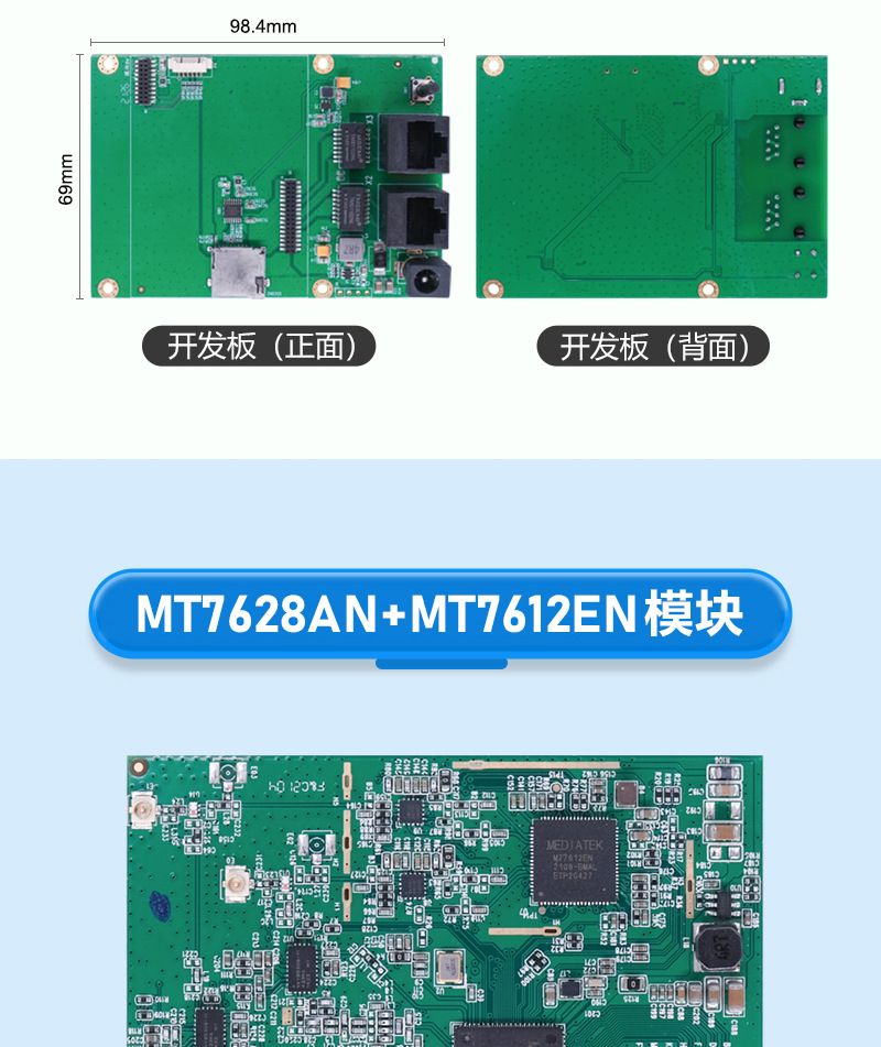 MT7628ANMT7612E双频WIFI路由模块核心板mtkOpenWrt开发板无线-阿里巴巴