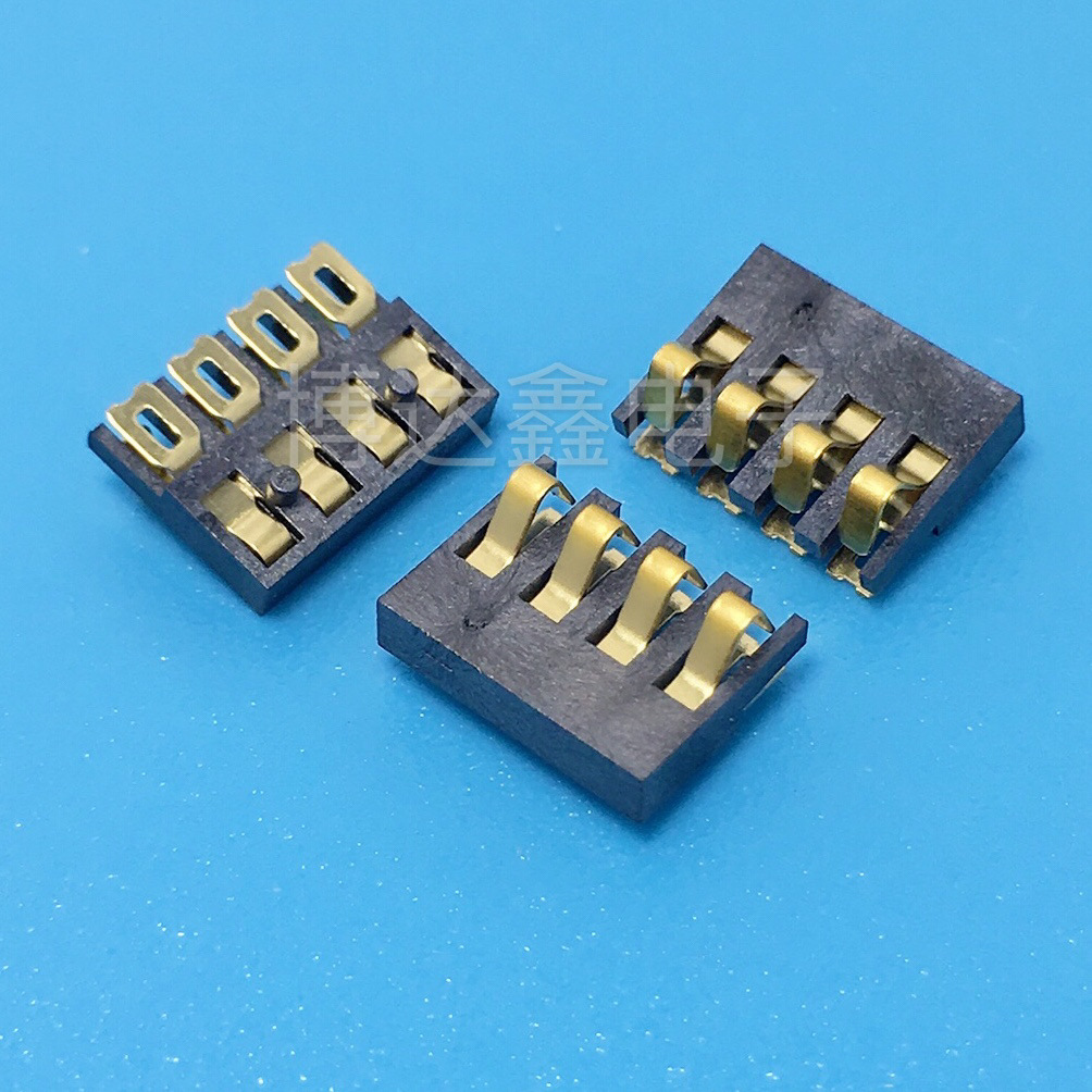 博达鑫BC-12-4P170电池座4P贴片式高1.7H间距2.0PH弹片电池连接器-阿里巴巴