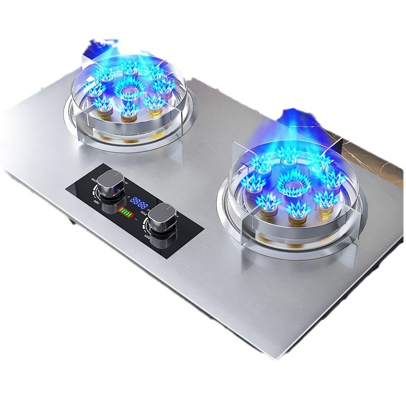 Wholesale Wholesale Stainless Steel Gas Stove Double Stove Household ...
