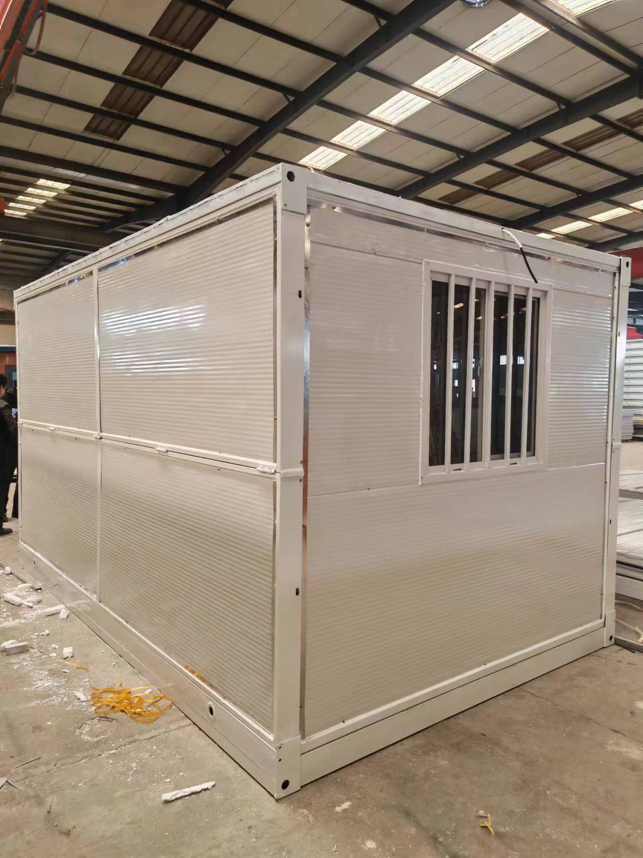 户外工地办公室宿舍折叠集装箱活动房可移动临时住人房折叠房-阿里巴巴