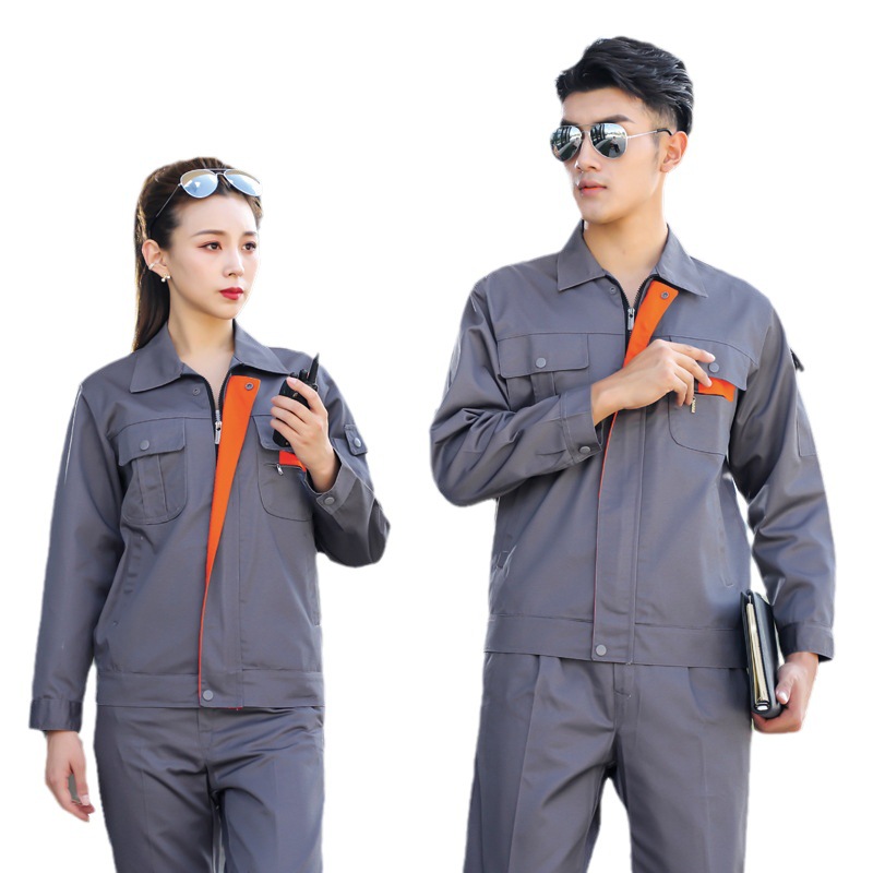 Spring and Autumn men's and women's work clothes long sleeve suit wear ...