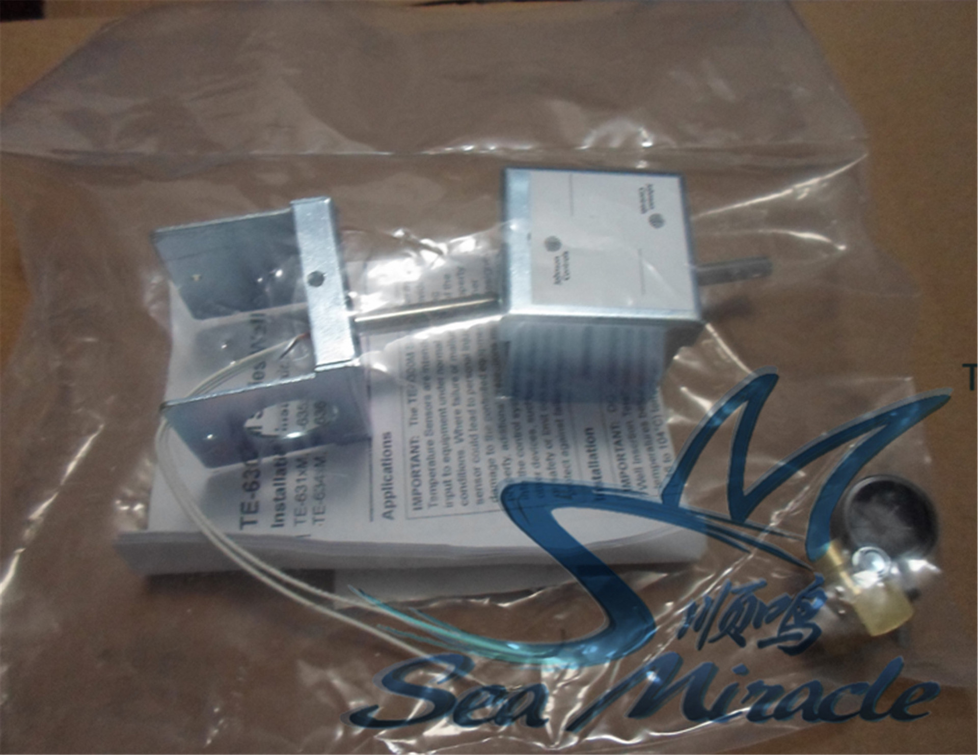 江森TE-631AM-1/WZ-1000-5水管型热敏电阻温度传感器（带套管）-阿里巴巴