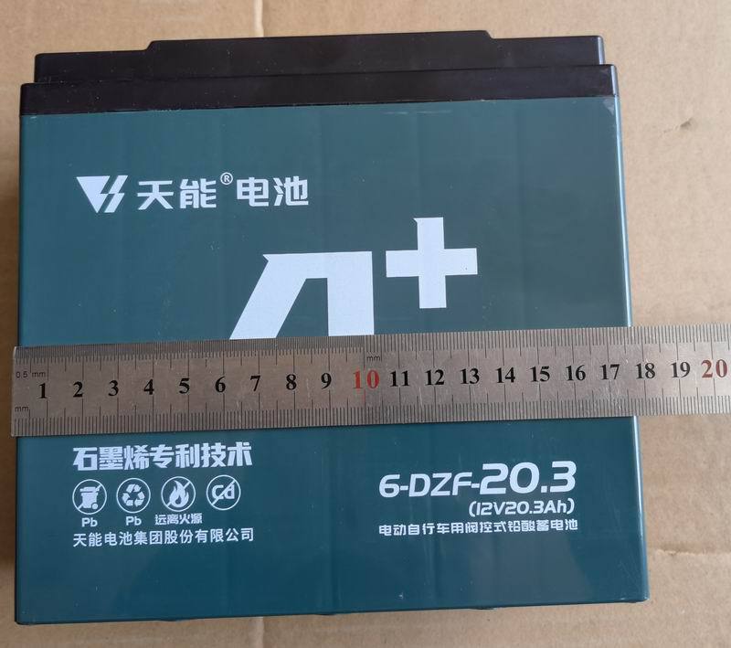 天能6-DZF-20电动车电池12V20Ah铅酸电瓶三轮车洗地机蓄电池-阿里巴巴
