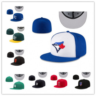 外贸全封闭 大头围 字母刺绣国外棒球职业比赛街头男女遮阳嘻哈帽-阿里巴巴