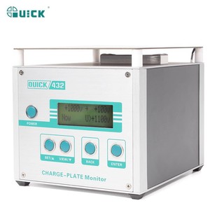快克432静电消除分析仪QUICK离子风机测试仪正负离子平衡度检测仪-阿里巴巴