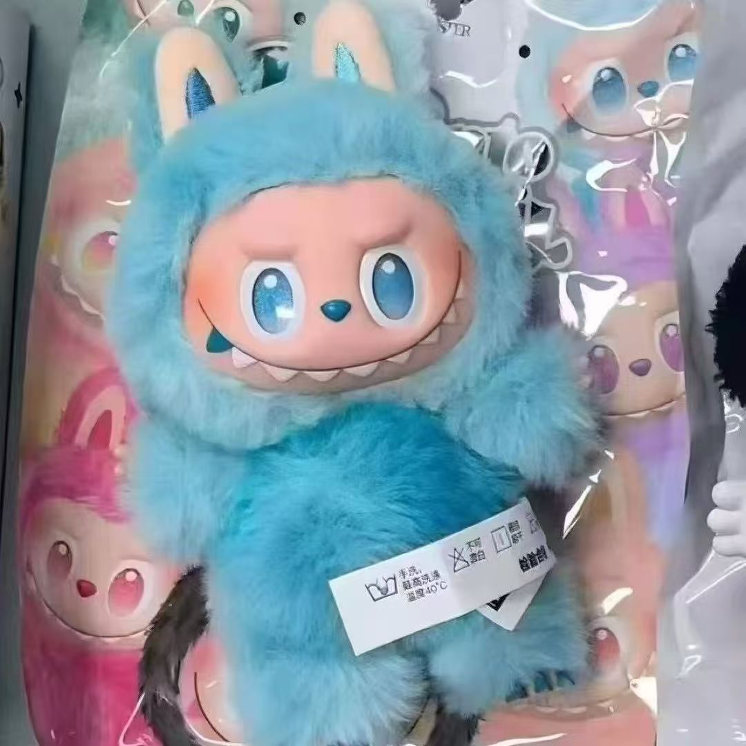 泡泡玛特labubu 3.0版前方高能搪胶拉布布公仔挂件心动马卡龙公仔-阿里巴巴